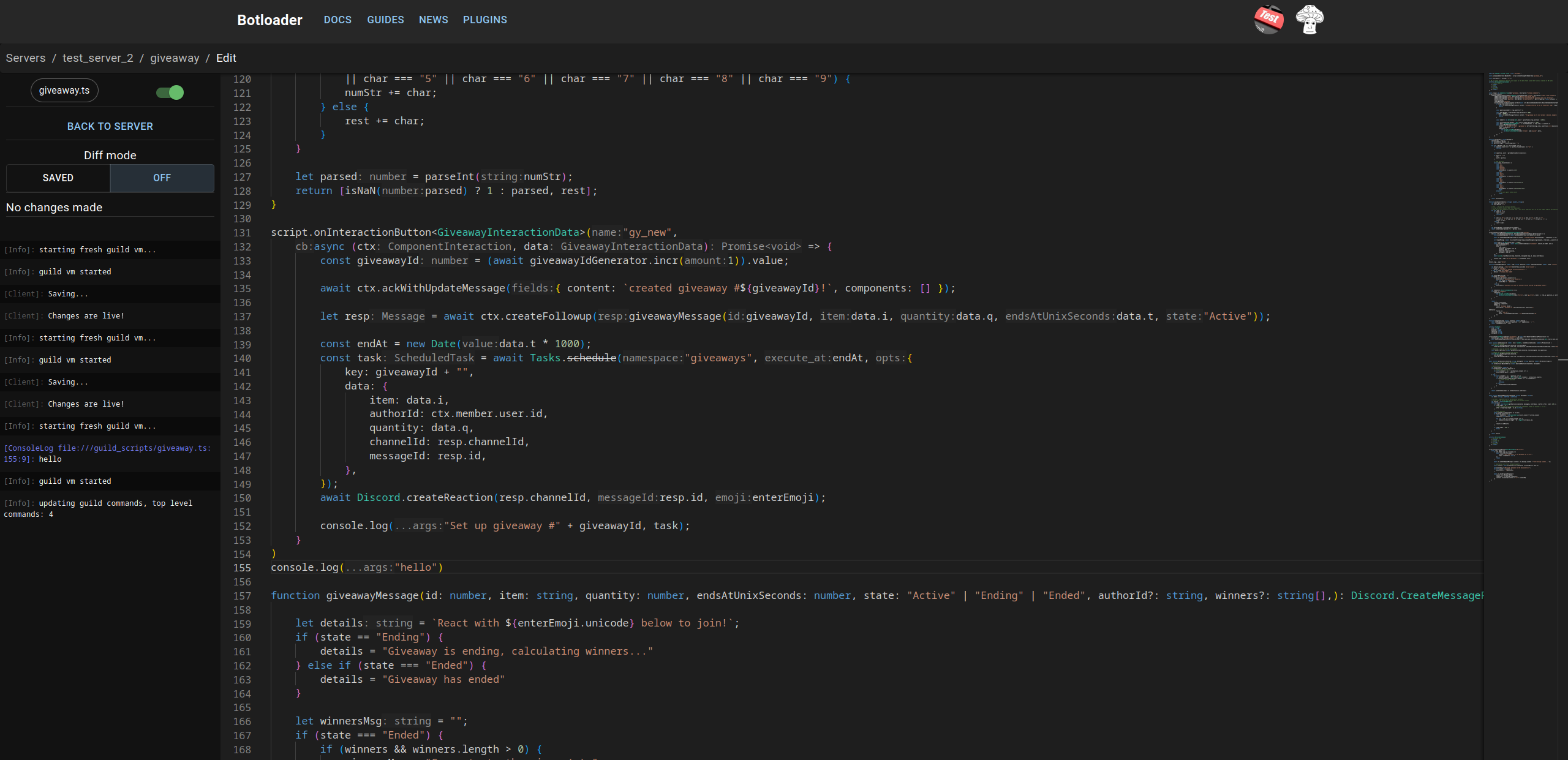 Botloader: Create custom discord bots!