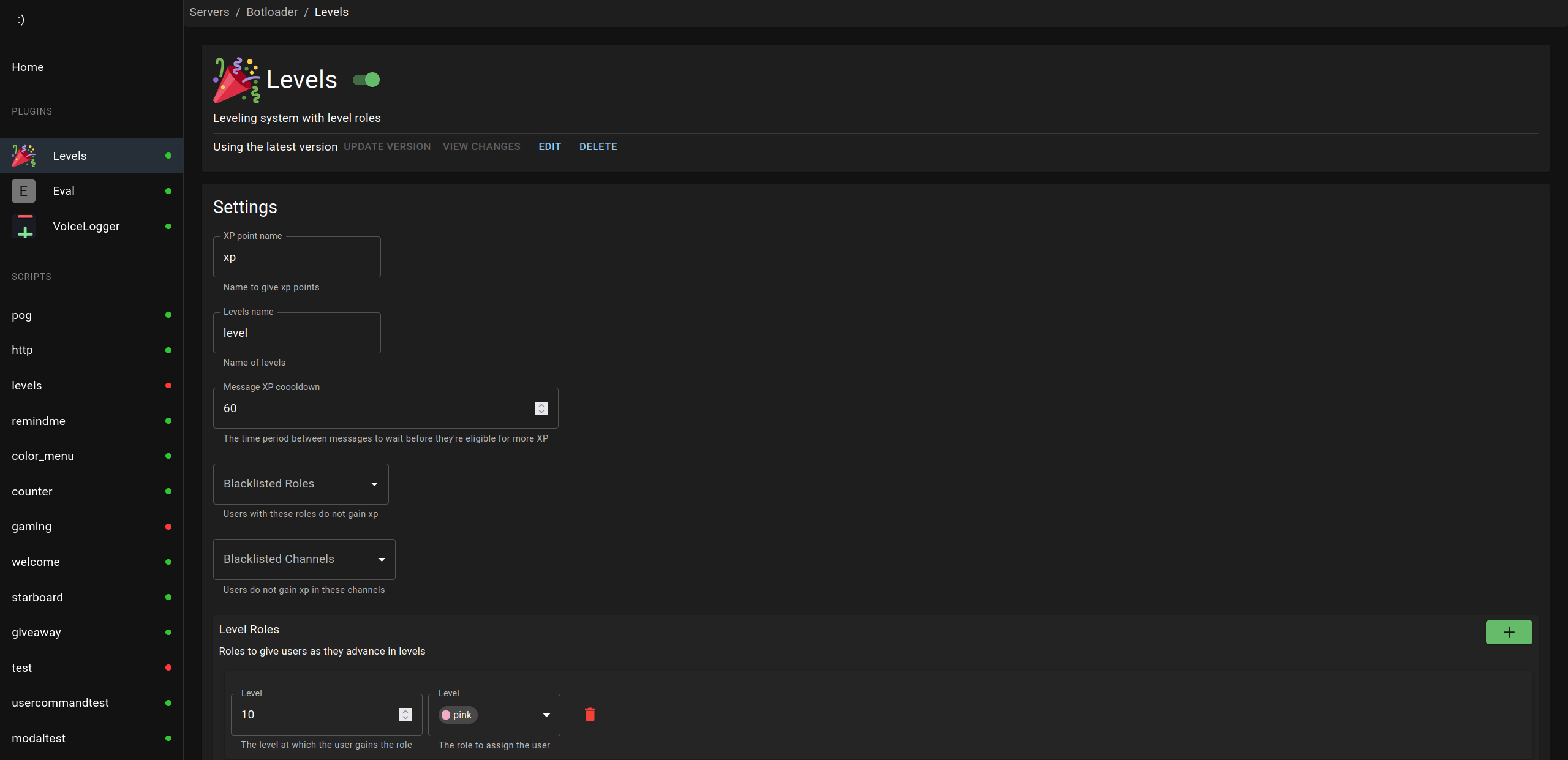 Botloader: Create custom discord bots!